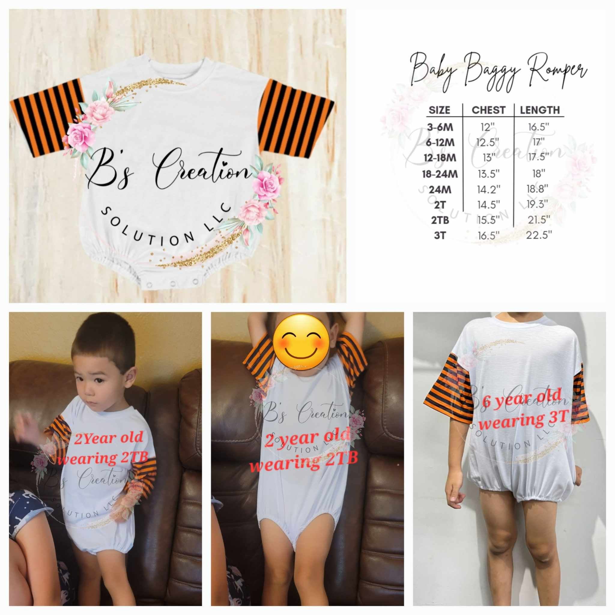 Baby Sublimation Blanks | B's Creation Solution Blanks